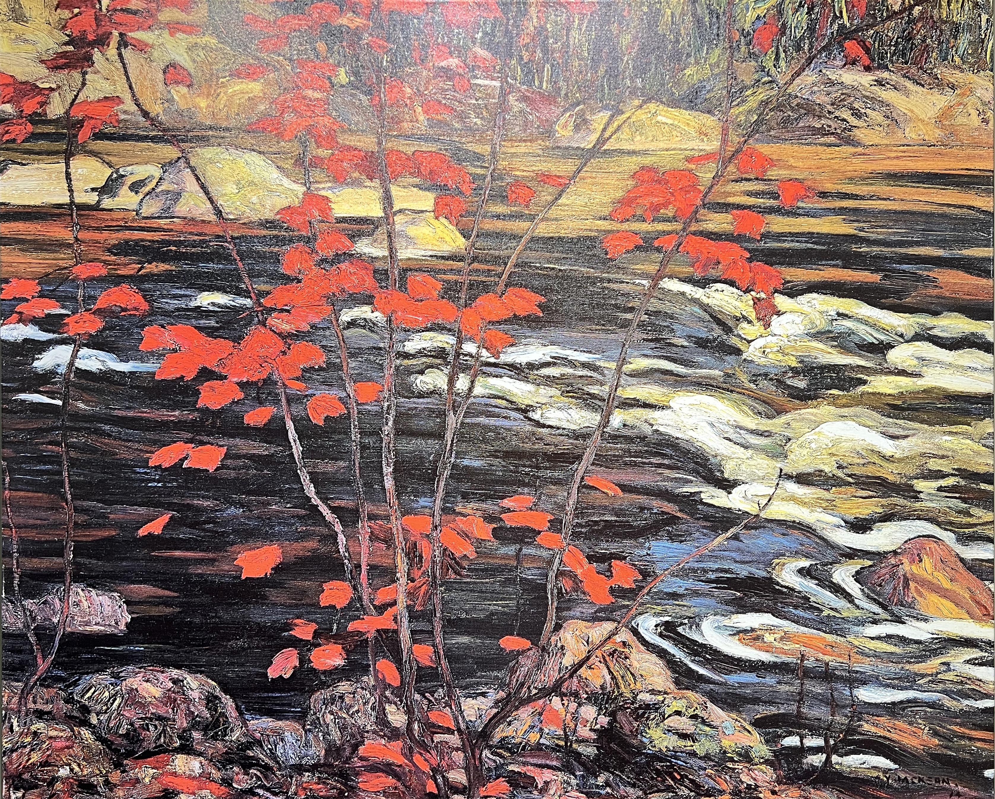 AY Jackson Red Maple - Creations Art Gallery