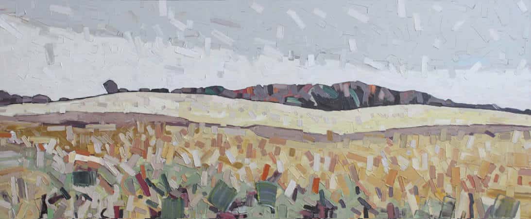 David Grieve Harvester 2 24x60 - Creations Art Gallery