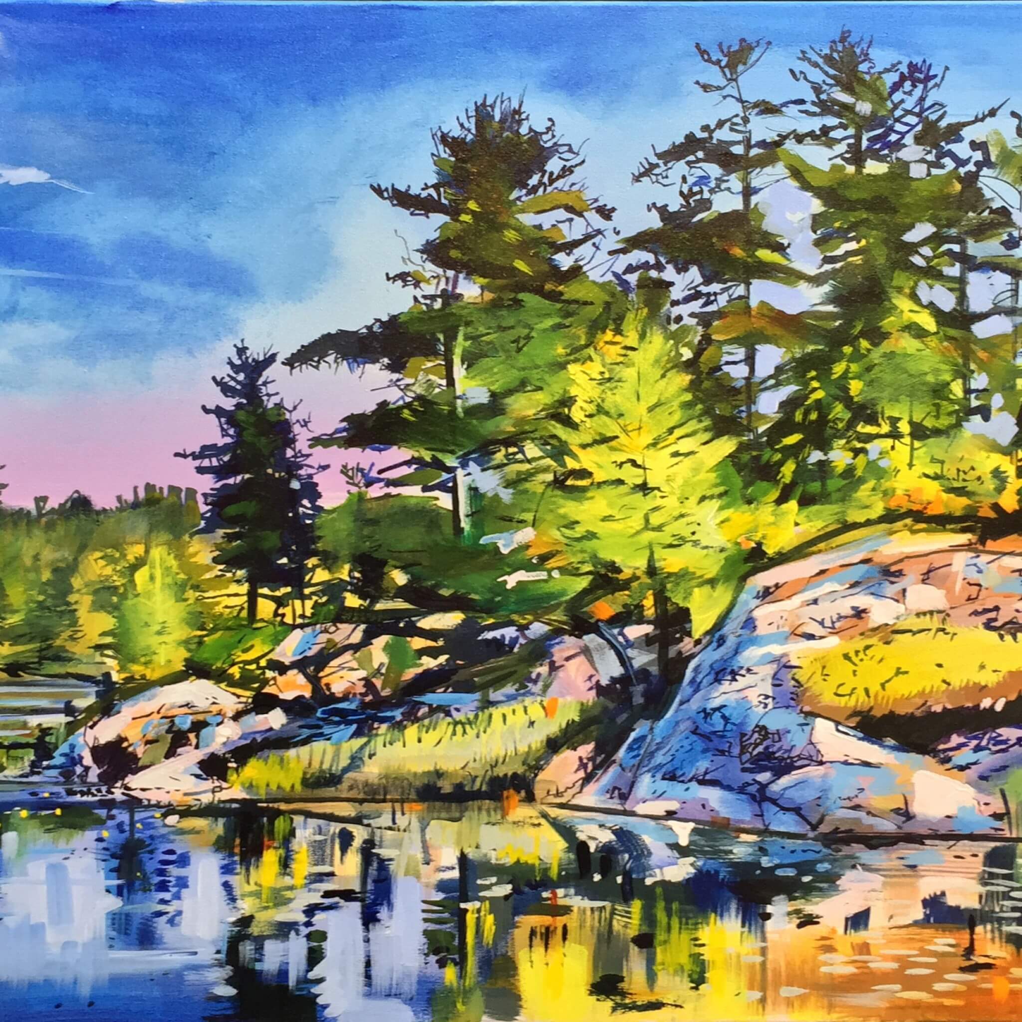 Rick Taylor The Secret Spot 24x36 - Creations Art Gallery