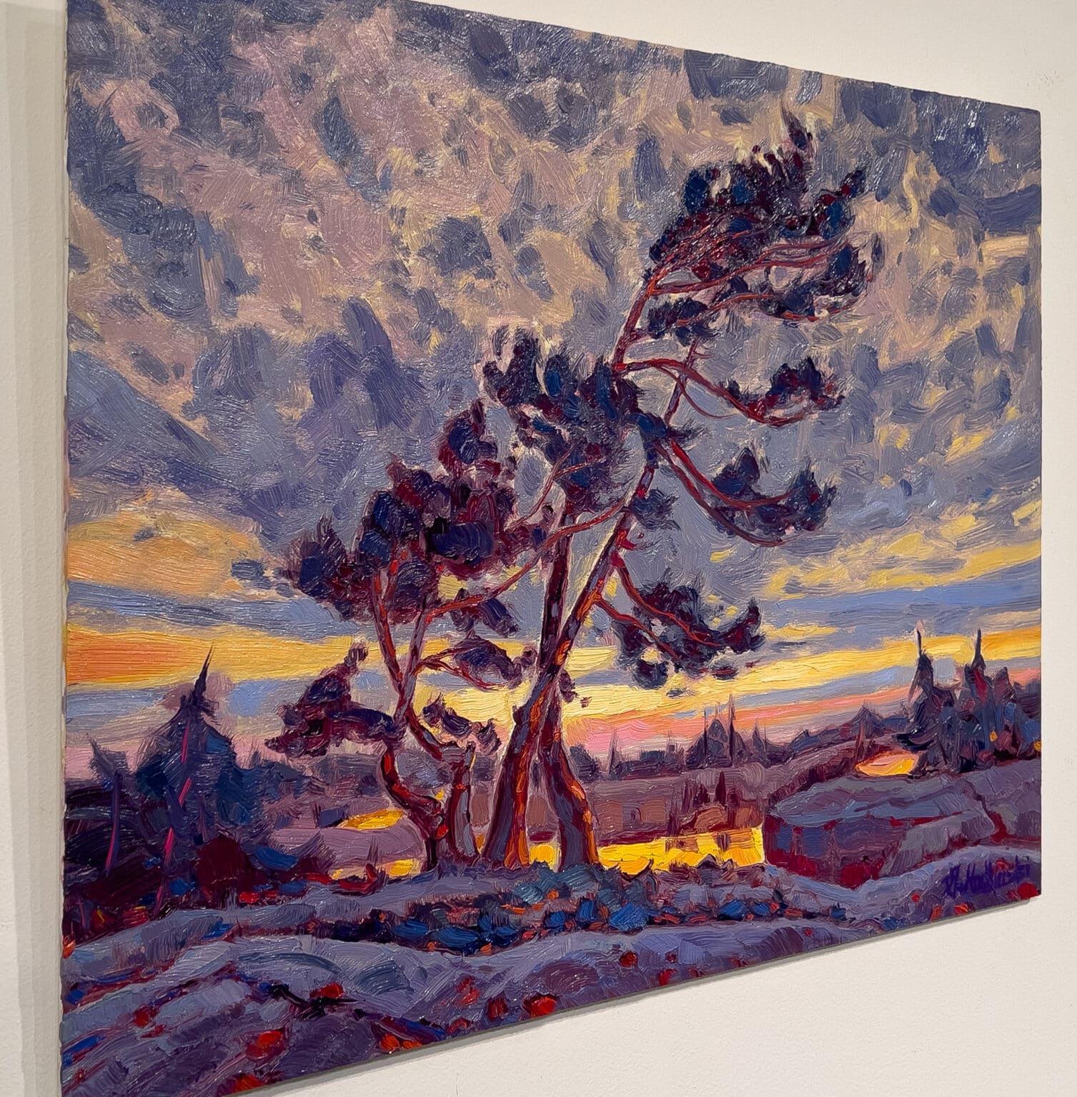 Dominik Modlinski Golden Hour Georgian Bay 16x20 - Creations Art Gallery