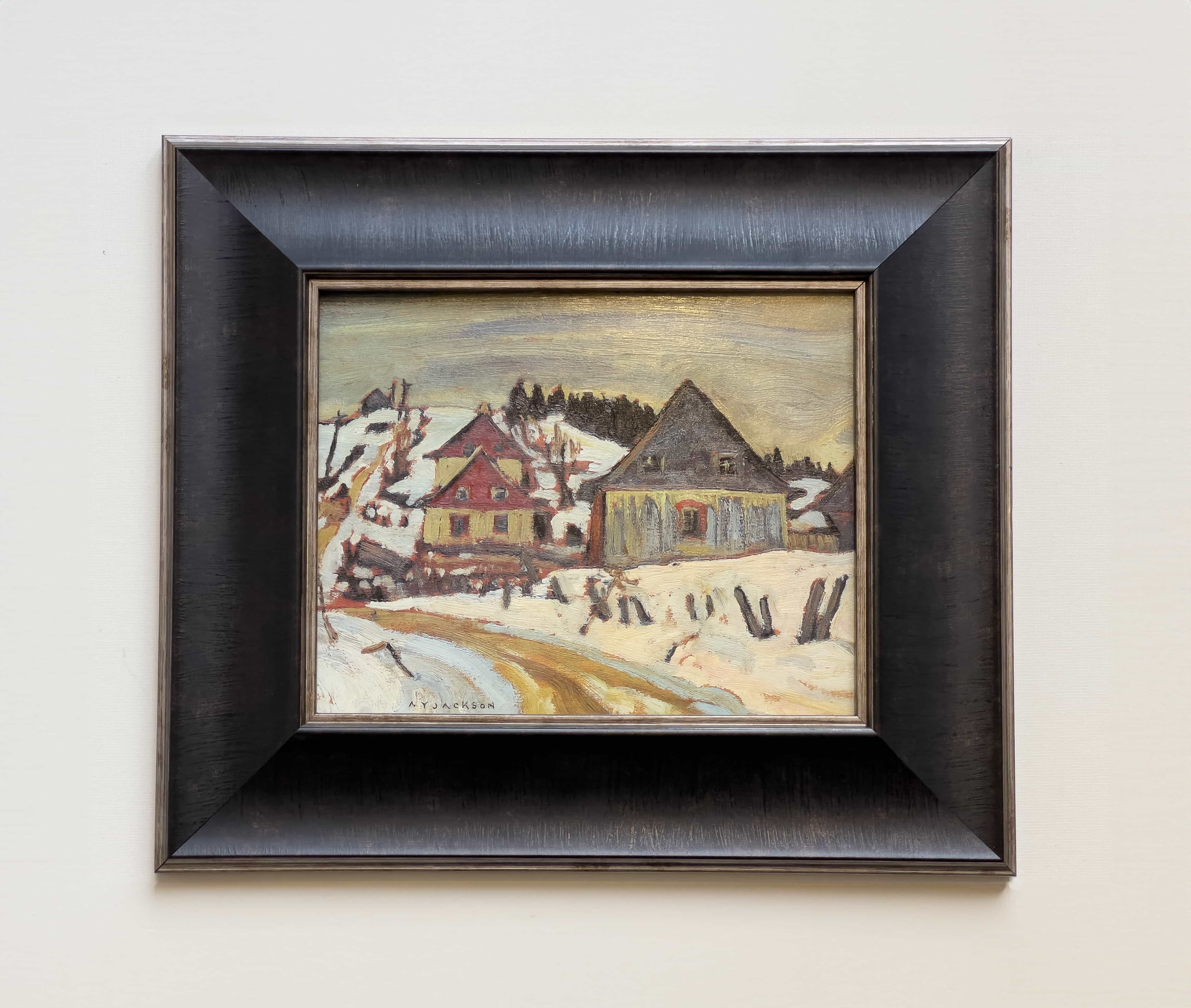 AY Jackson Winter Village Lower St Lawrence Icon Series - Creations Art ...