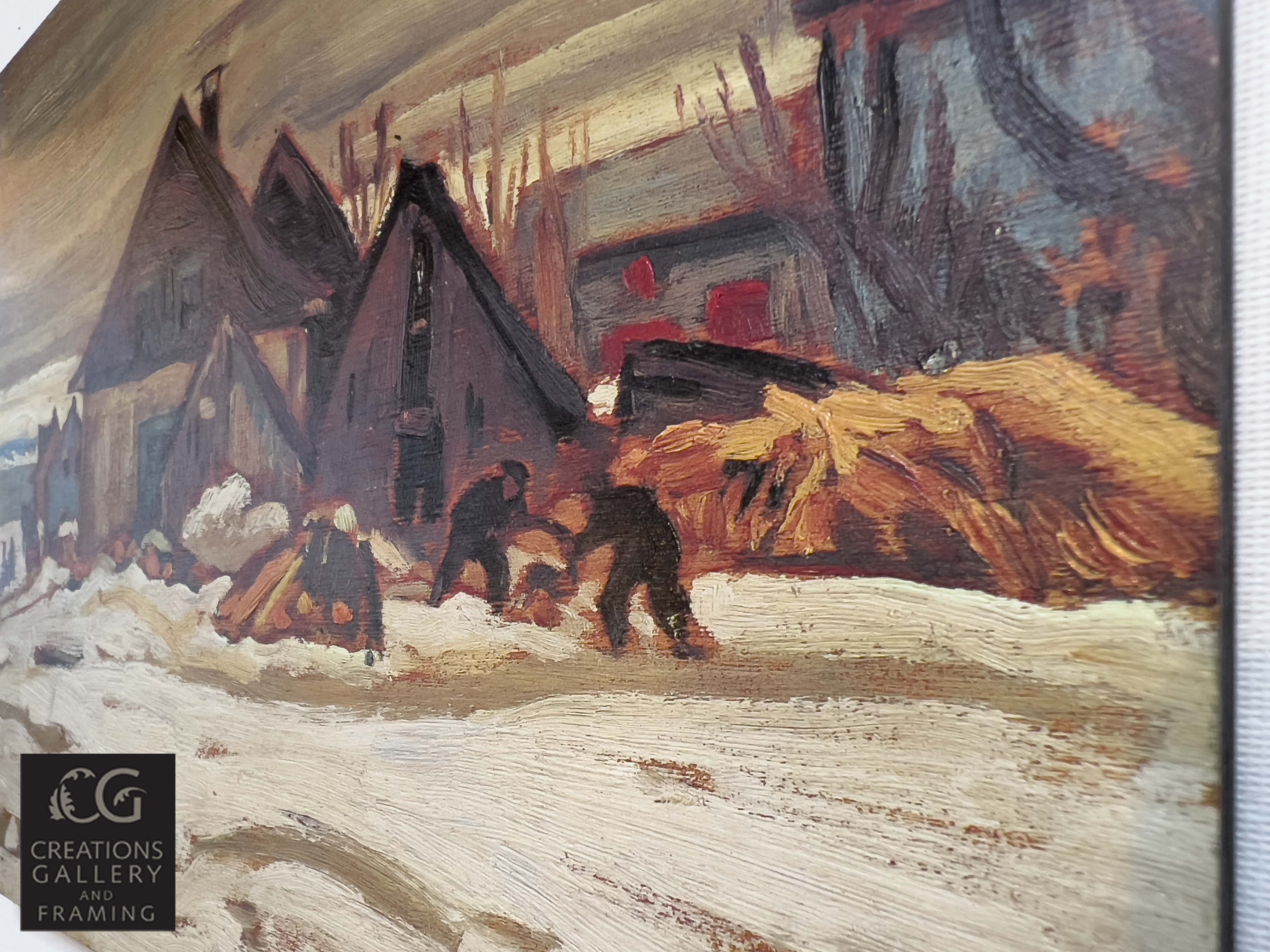 A.Y. Jackson - "Winter Village, Lower St. Lawrence" - 460 Edition