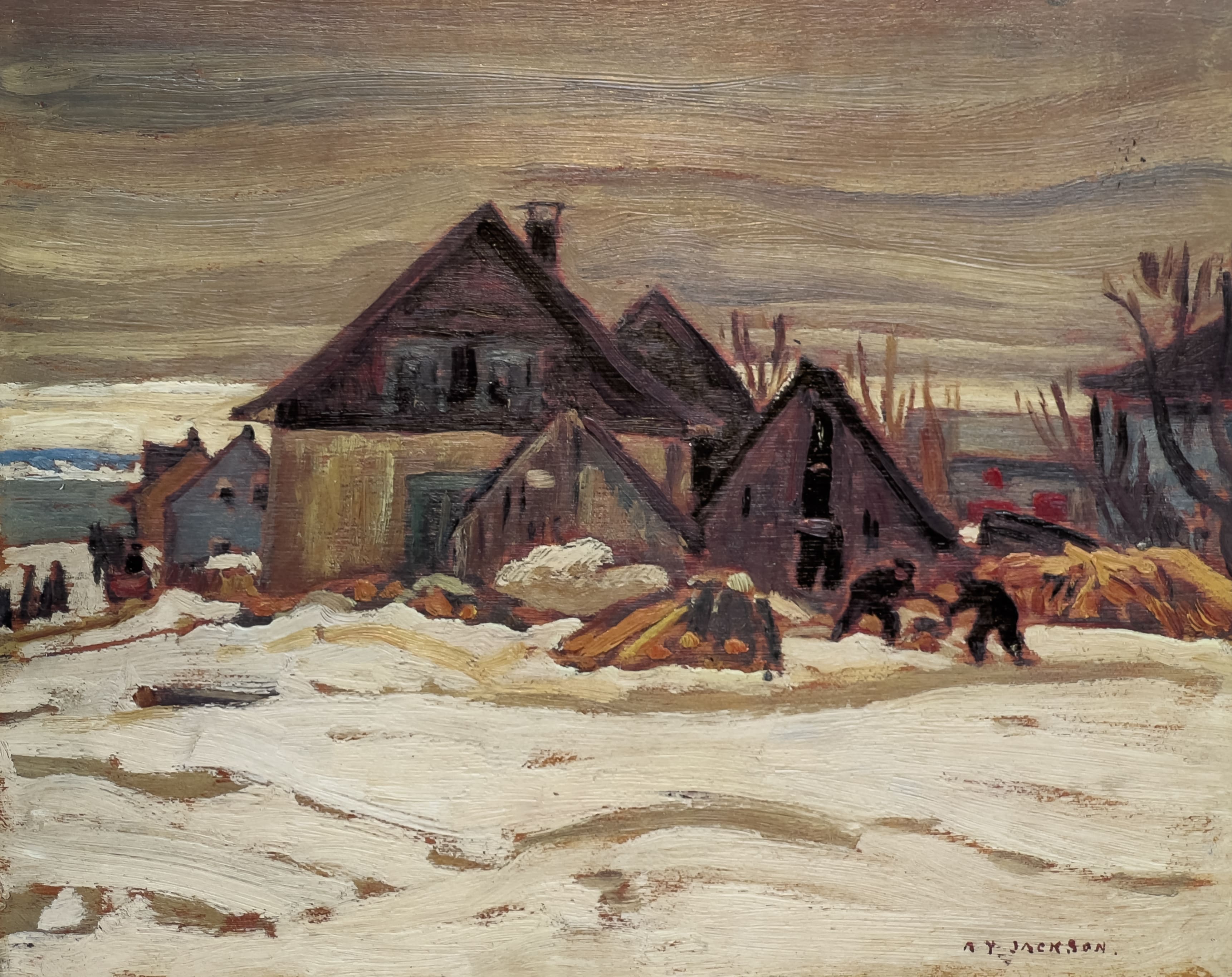 A.Y. Jackson - "Winter Village, Lower St. Lawrence" - 460 Edition